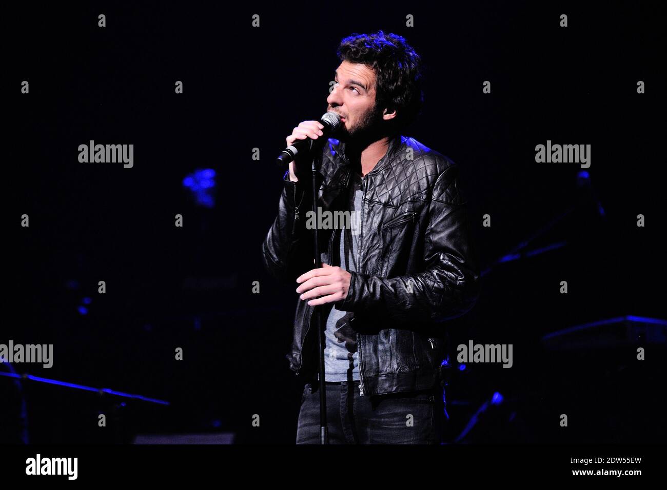 Amir (The Voice) performing during the concert given to celebrate ...