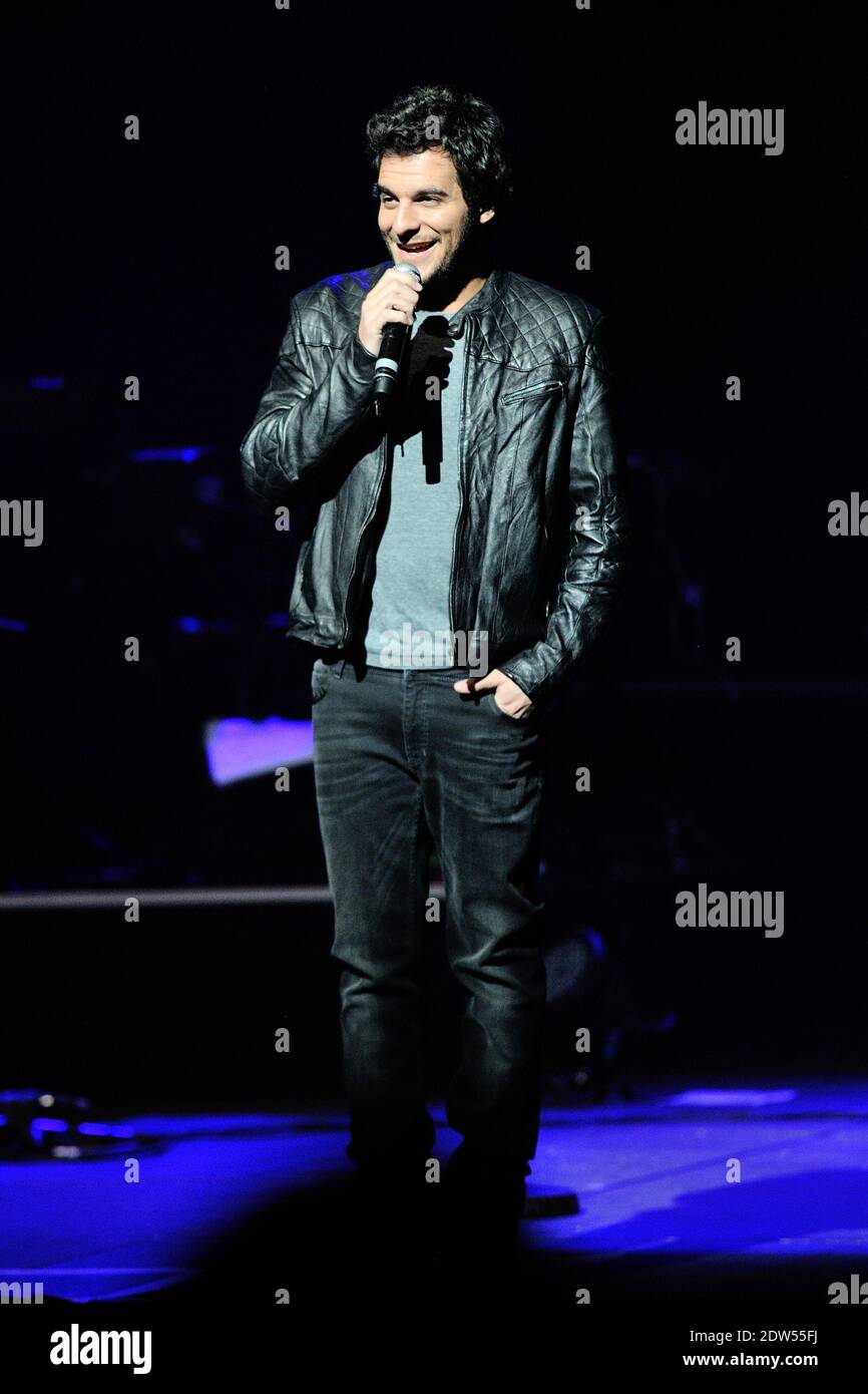 Amir (The Voice) performing during the concert given to celebrate ...