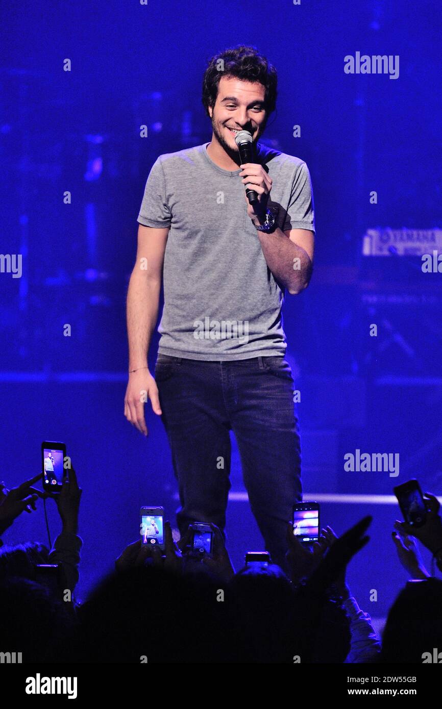 Amir (The Voice) performing during the concert given to celebrate ...