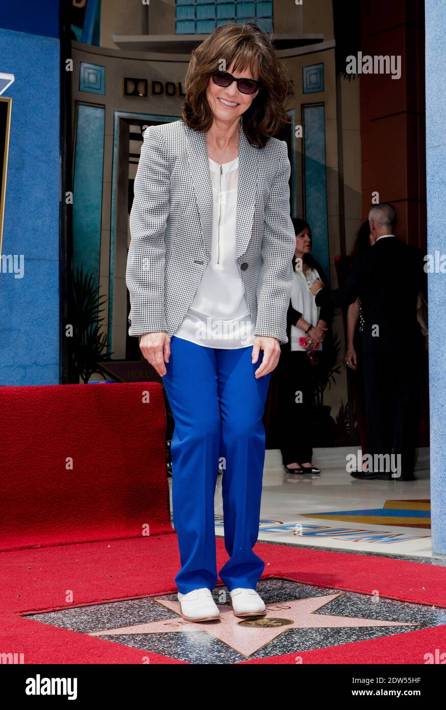 Sally Field is honored with a Star on the Hollywood Walk of Fame on May ...