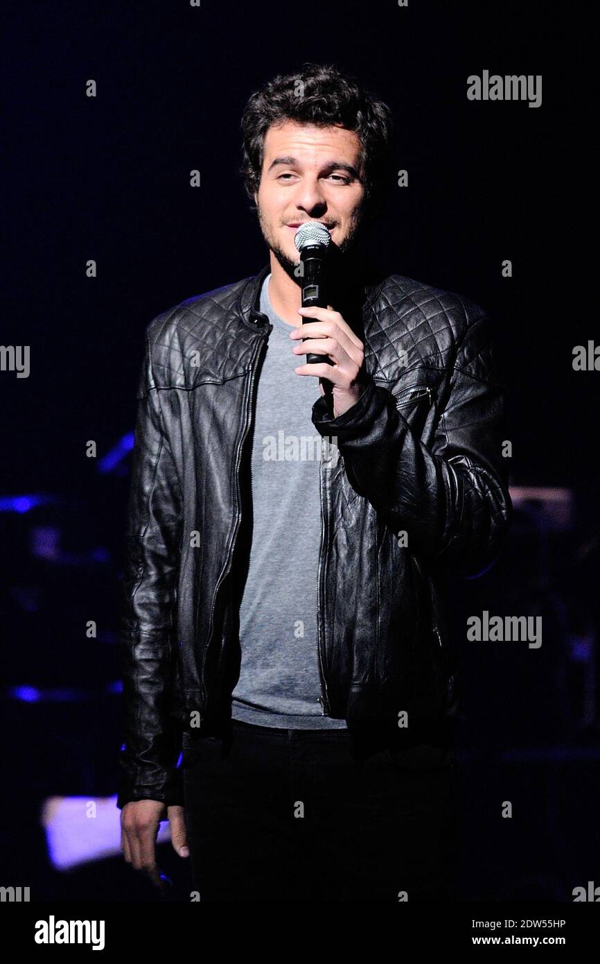 Amir (The Voice) performing during the concert given to celebrate ...