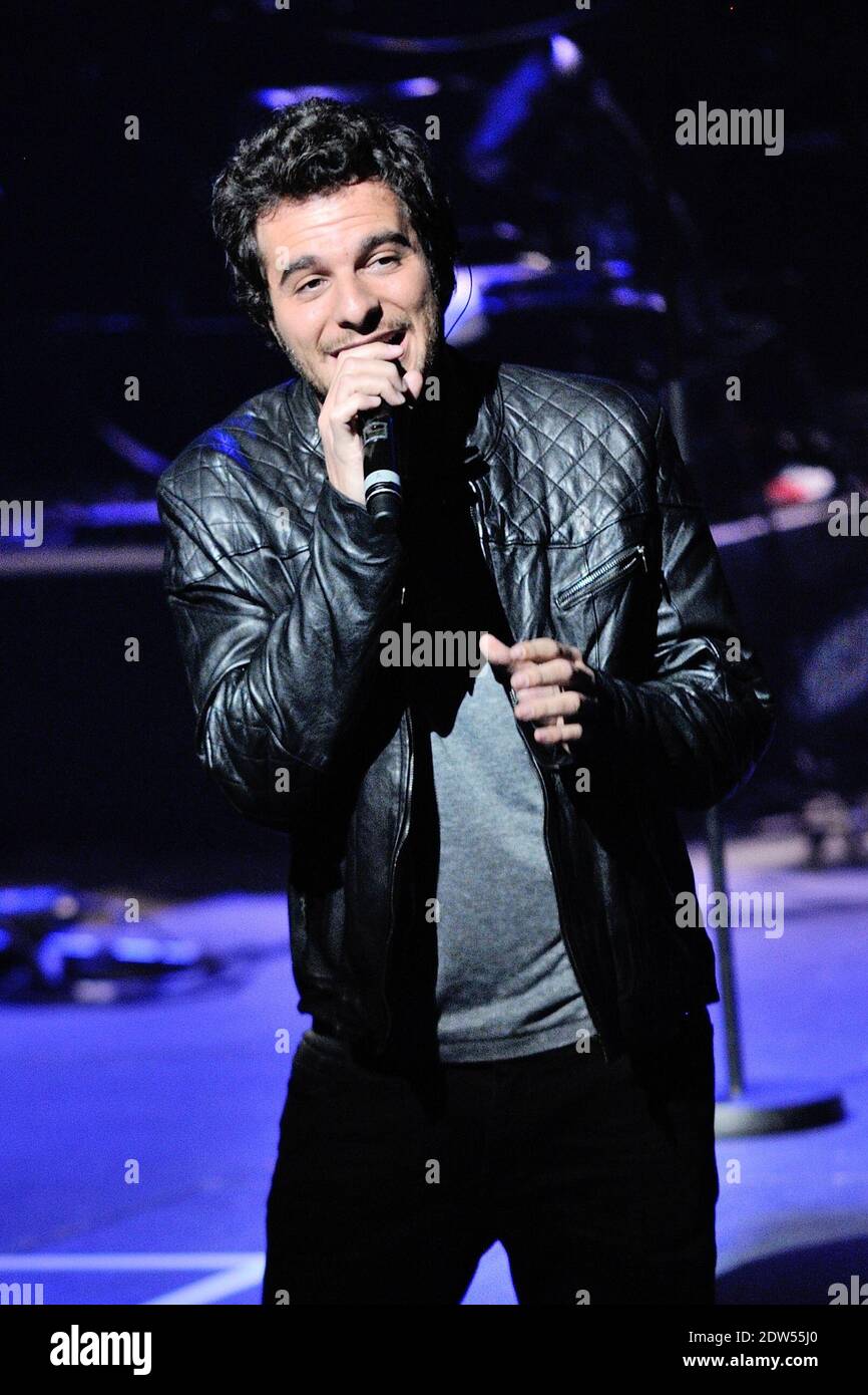 Amir (The Voice) performing during the concert given to celebrate ...
