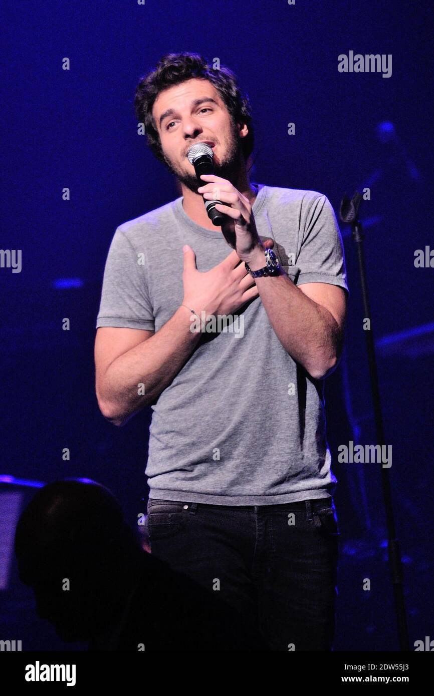 Amir (The Voice) performing during the concert given to celebrate ...