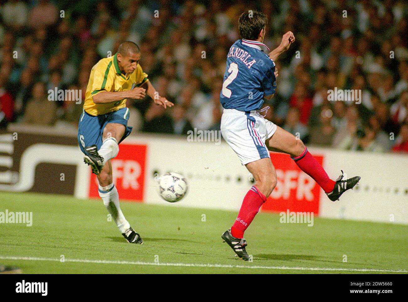 Brasil's Roberto Carlos during the Tournoi de France, on June 3 to 10 ...