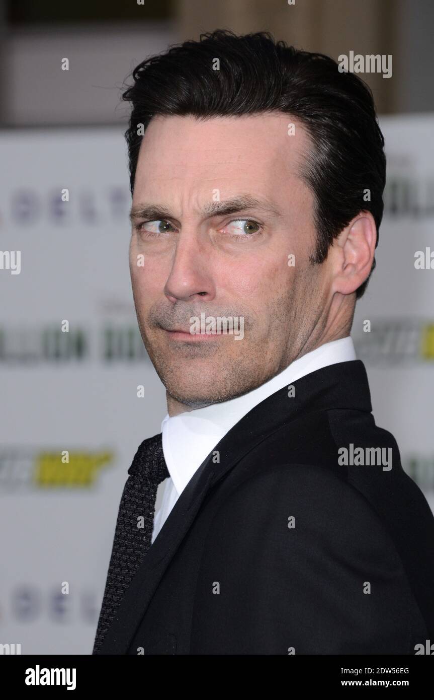 Jon Hamm attends the premiere of Disney's 'Million Dollar Arm' at the ...