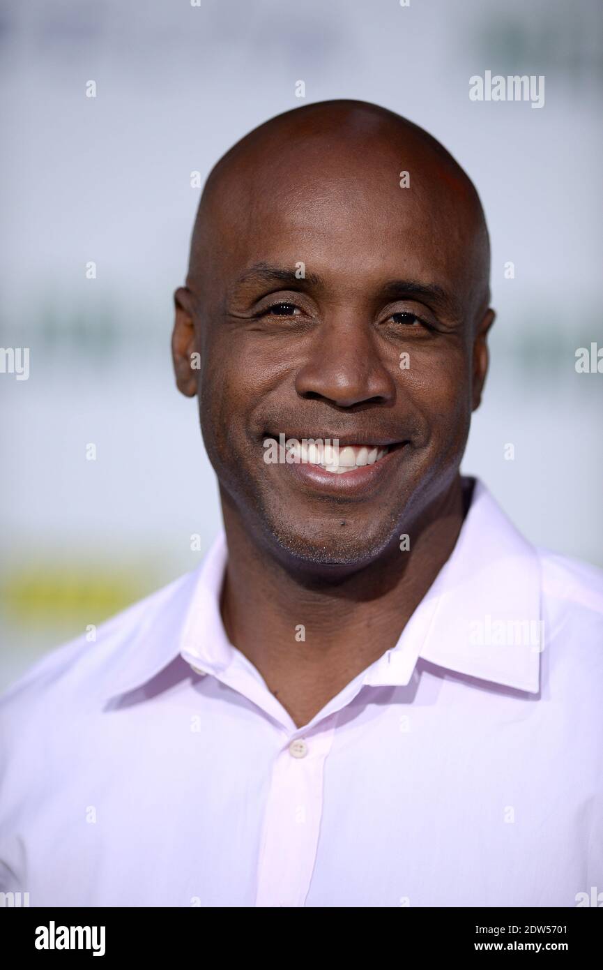 Barry Bonds attends the premiere of Disney's 'Million Dollar Arm' at ...
