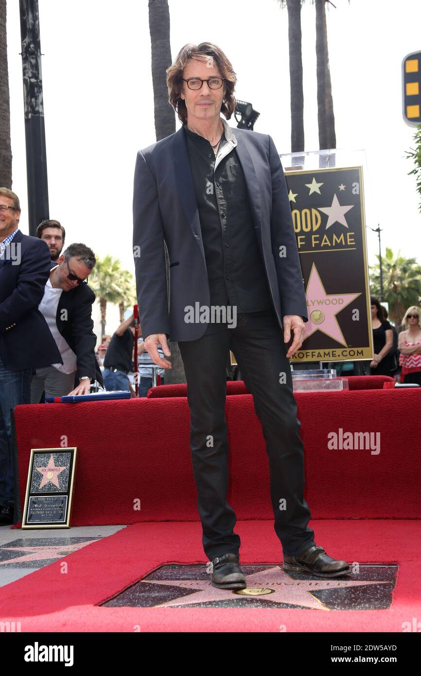 Rick Springfield receives a star on the Hollywood Walk of Fame in ...