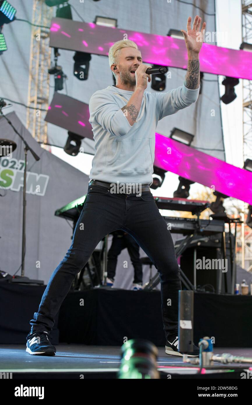 Adam Levine of Maroon 5 performs onstage during 102.7 KIIS FM's 2014 ...