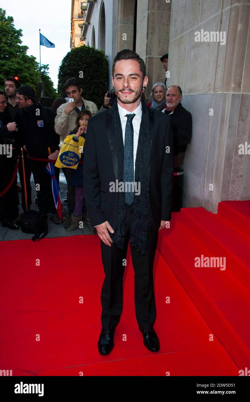 Maximilien Philippe (The Voice) arriving for the 5th Global Gift Gala ...