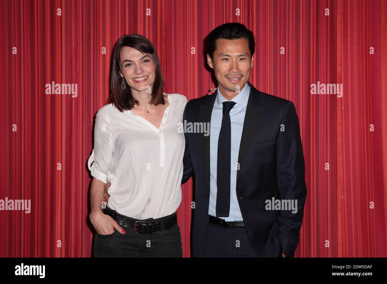 Romane Portail and Frederic Chau at the opening of the 4th Chinese Film ...