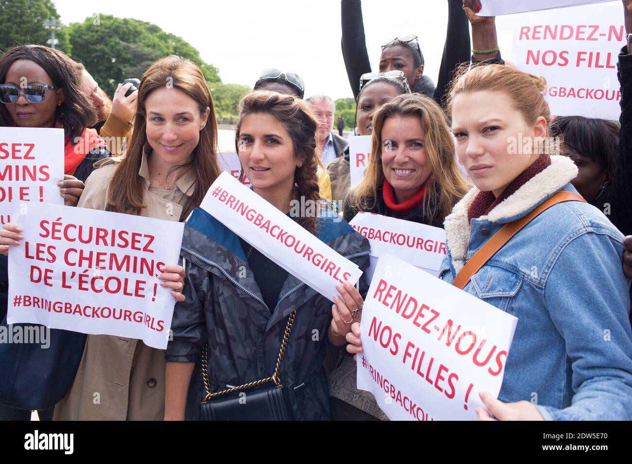 Elsa Zylberstein, Geraldine Nakache and Lea Seydoux pictured attending ...