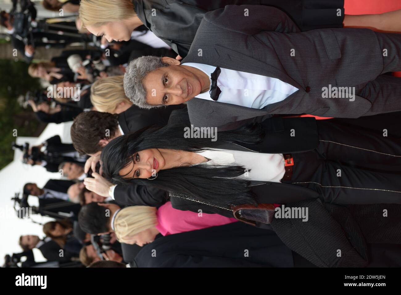 Rachid Bouchareb and his wife arriving on the red carpet of Grace De ...