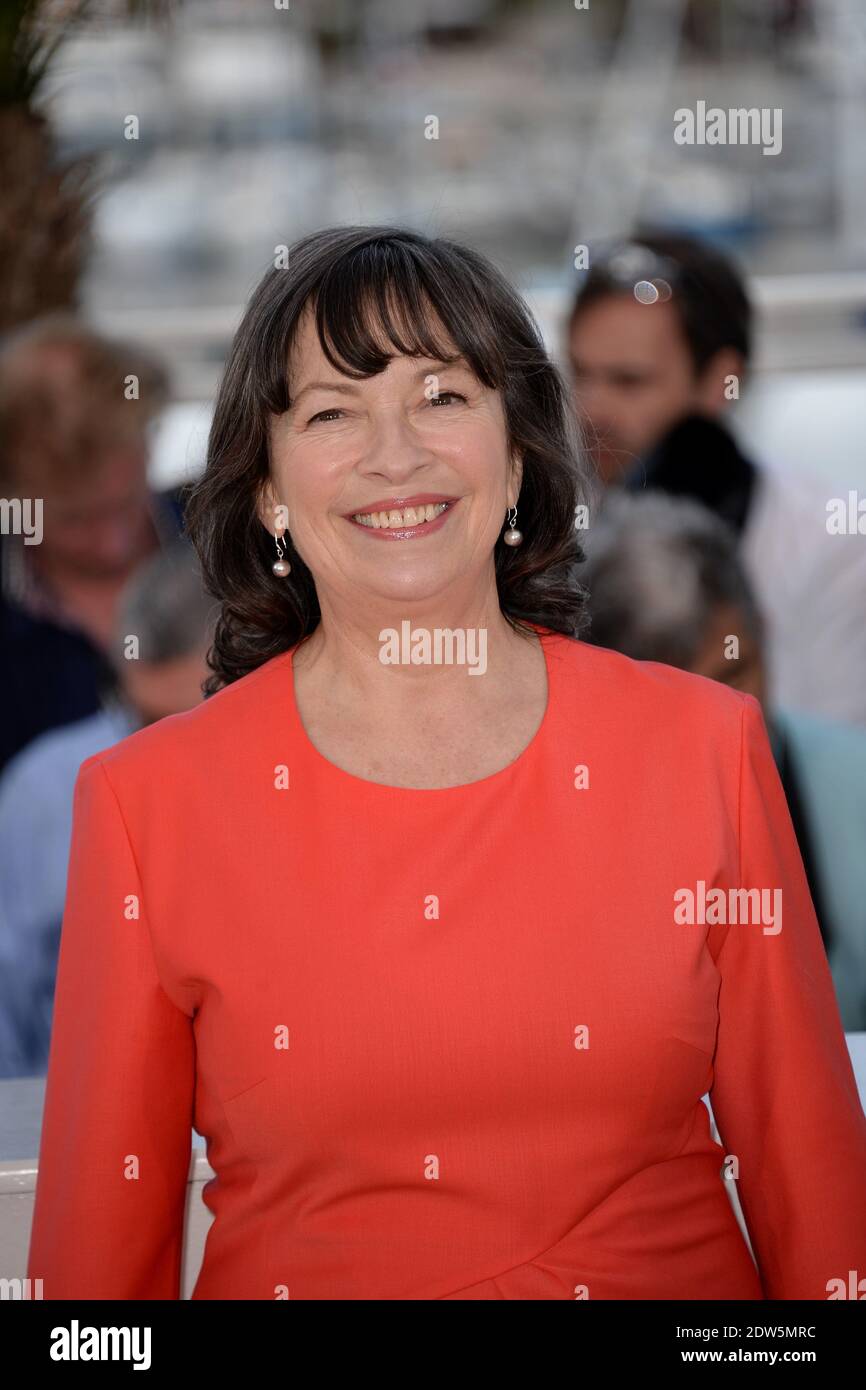 Marion Bailey posing at Mr Turner photocall presented in competition at ...