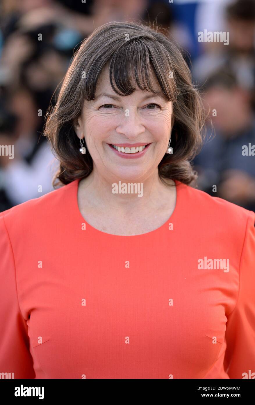 Marion Bailey posing at Mr Turner photocall presented in competition at ...