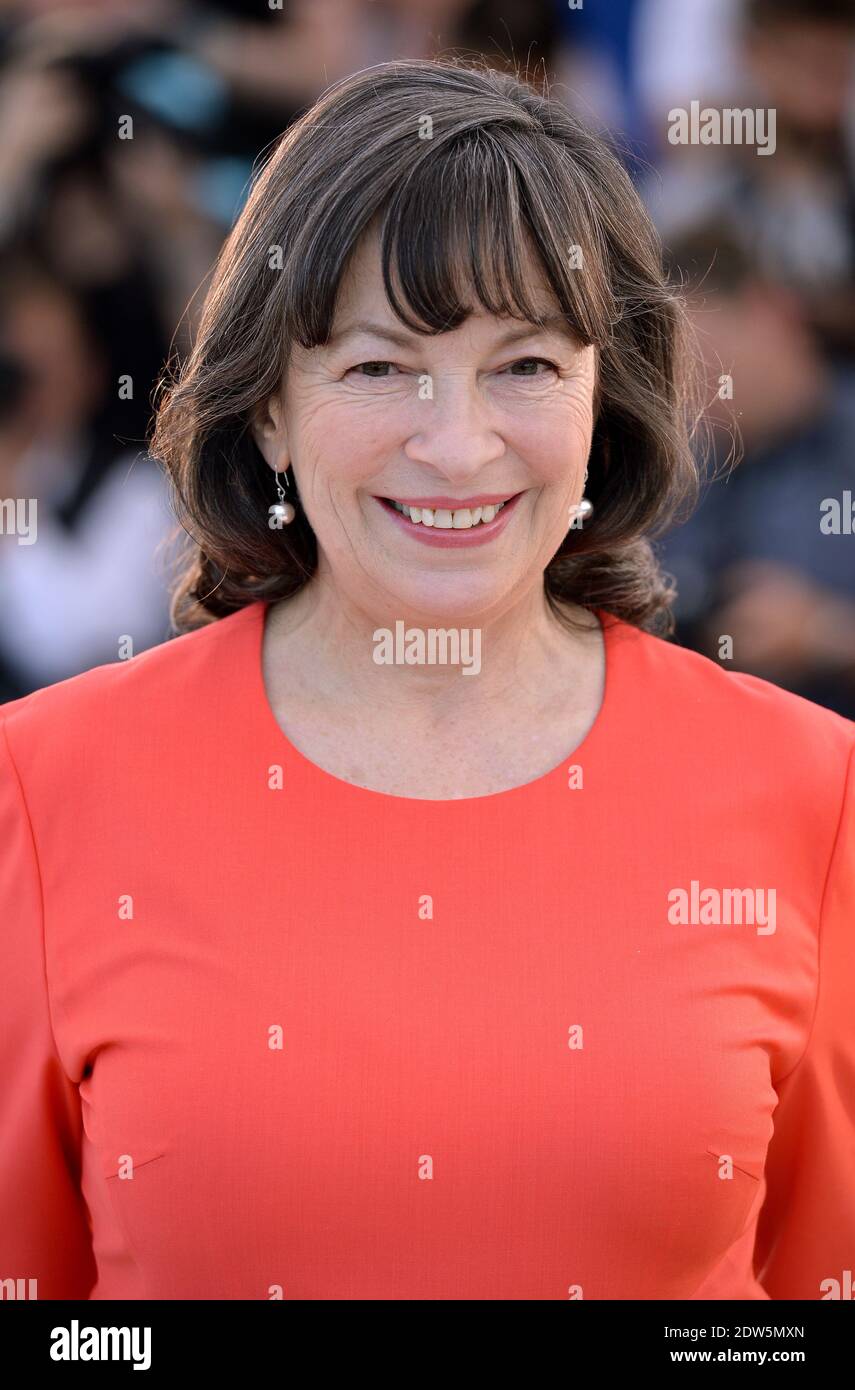 Marion Bailey posing at Mr Turner photocall presented in competition at ...