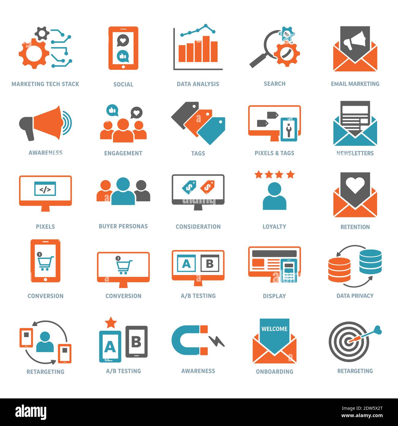 Martech Stock Vector Images - Alamy