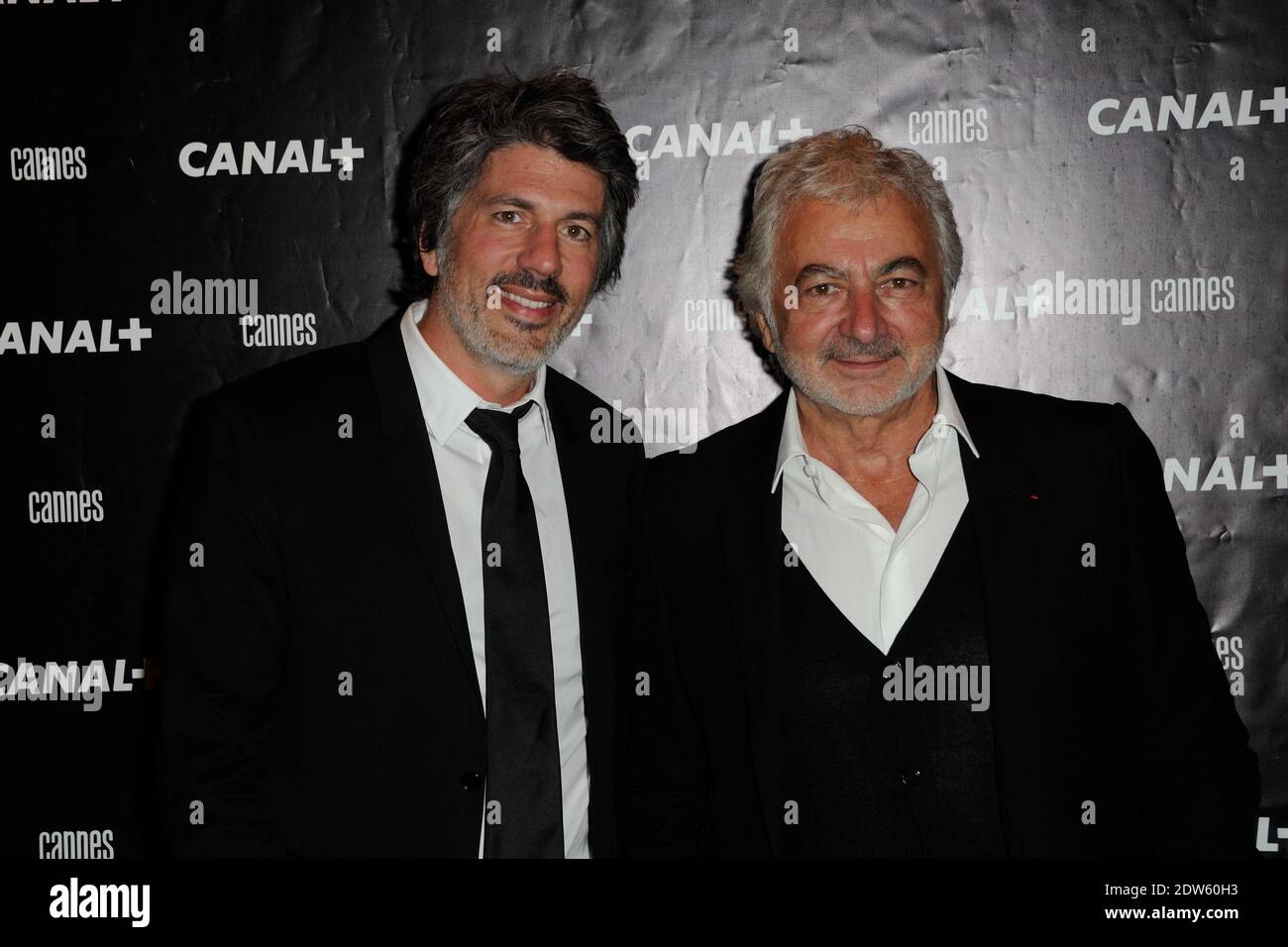 Franck et Fabien Provost arriving at the Canal Plus Party during the ...
