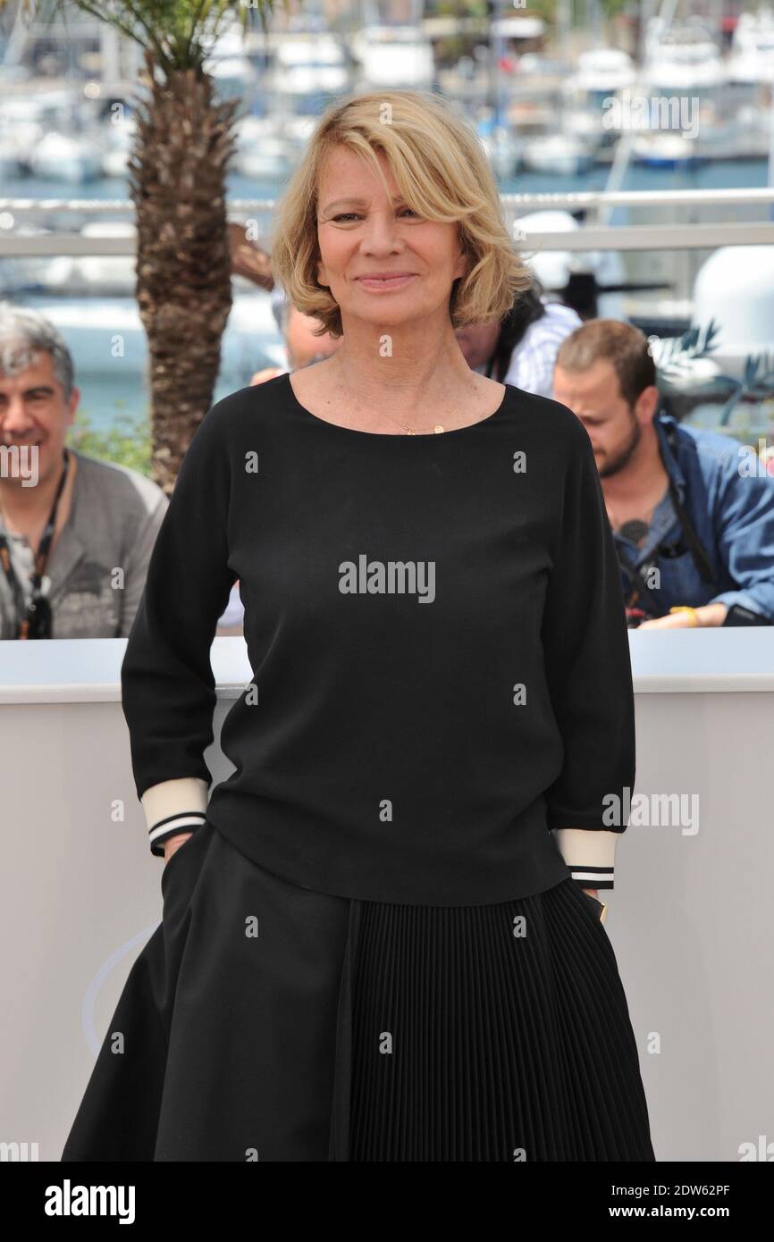 Nicole Garcia posing at Camera D'Or Jury photocall held at the Palais ...