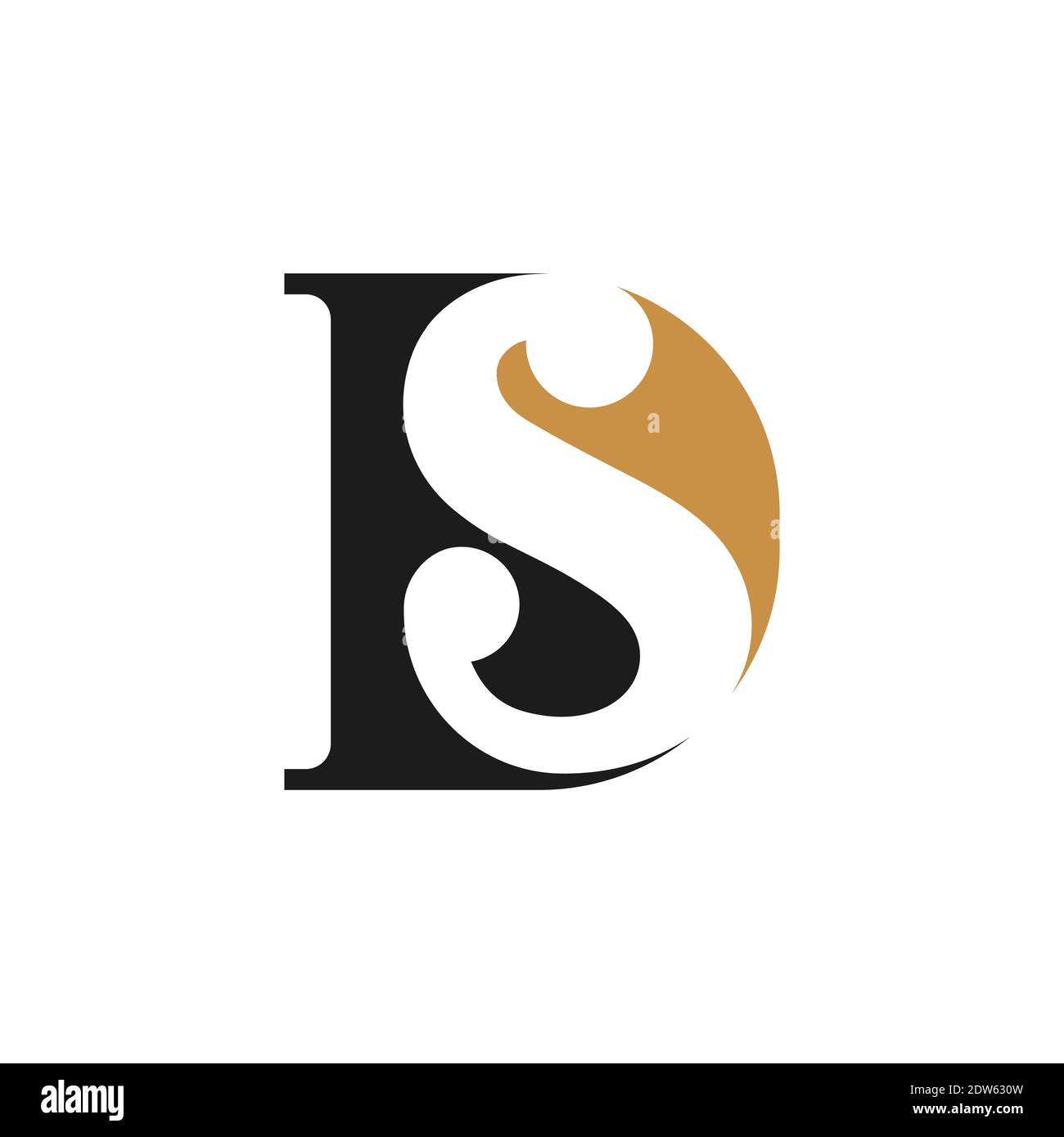 Initial letter ds logo or sd logo vector design template Stock Vector ...