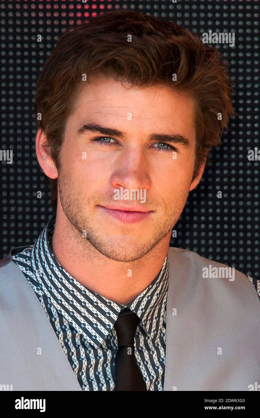 Liam Hemsworth at a photocall for the film 'The Hunger Games ...