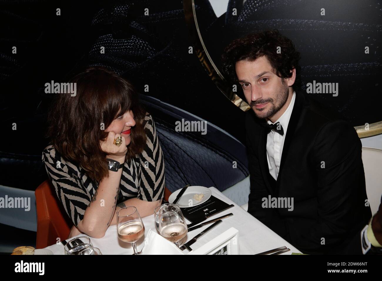 Gunther Love and his wife Daphne Burki attending Reebok party held at ...