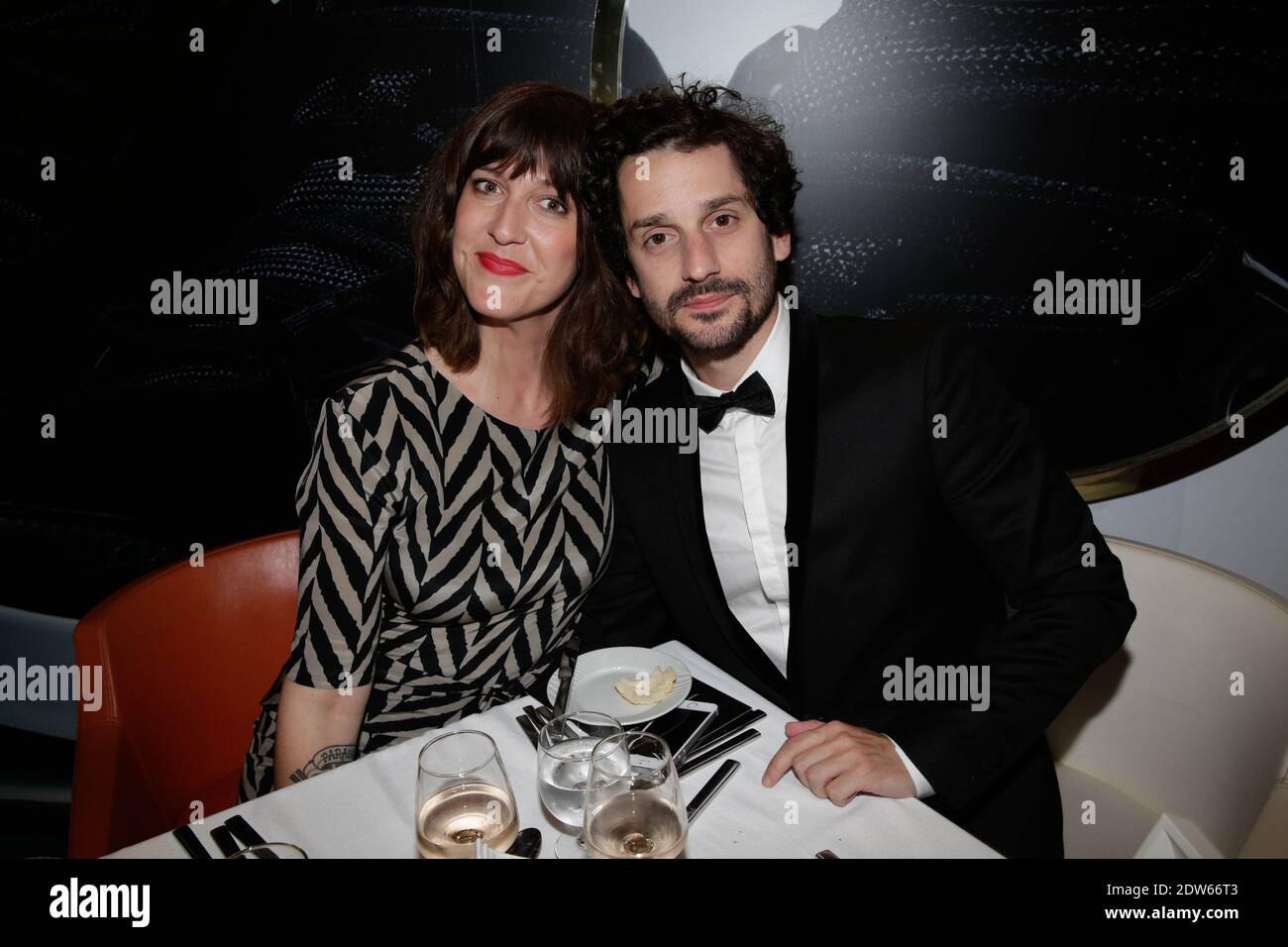 Gunther Love and his wife Daphne Burki attending Reebok party held at ...