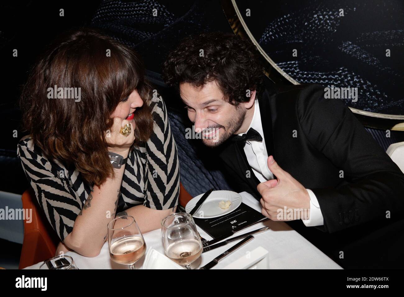 Gunther Love and his wife Daphne Burki attending Reebok party held at ...