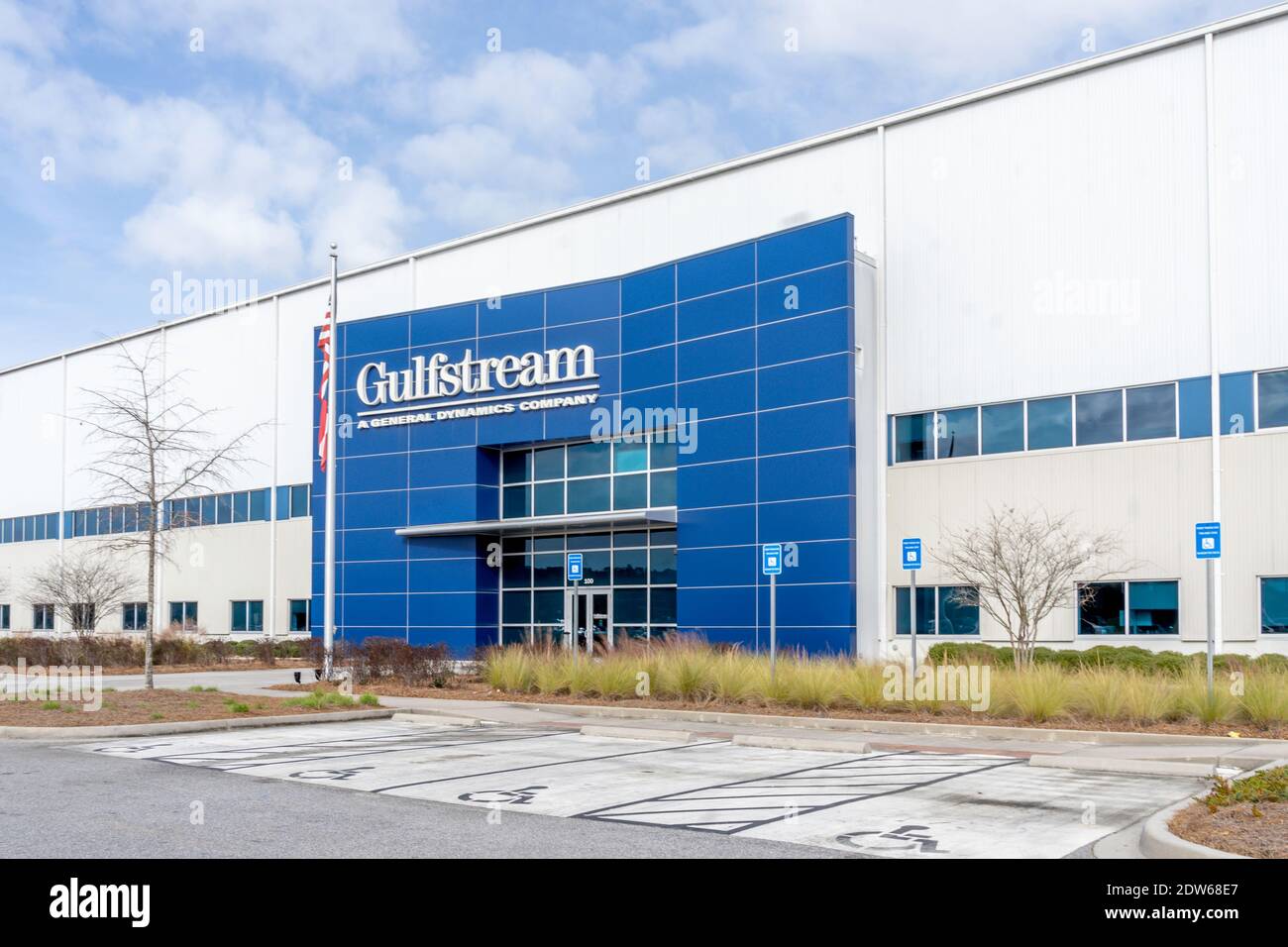 Gulfstream building in Savannah, Georgia‎, USA Stock Photo - Alamy