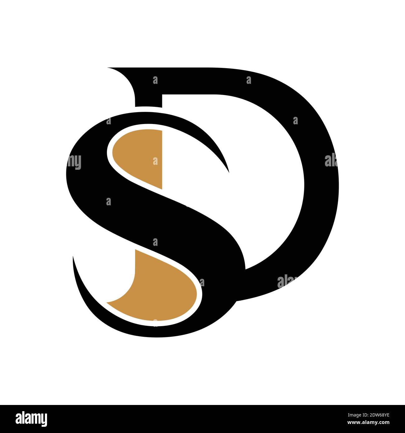 Initial letter ds logo or sd logo vector design template Stock Vector ...