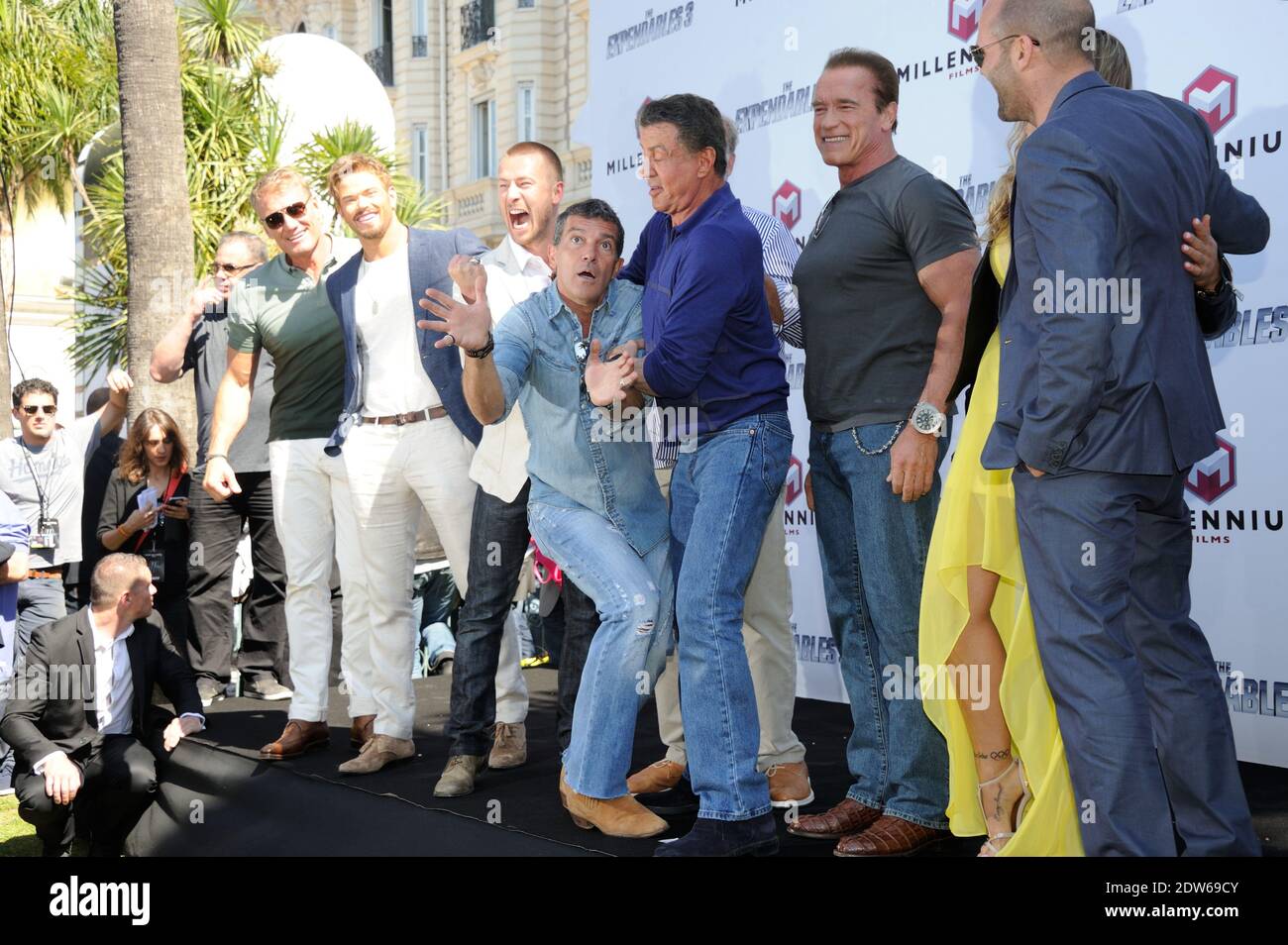 Wesley Snipes , Antonio Banderas, Arnold Schwarzenegger , Jason Statham ...