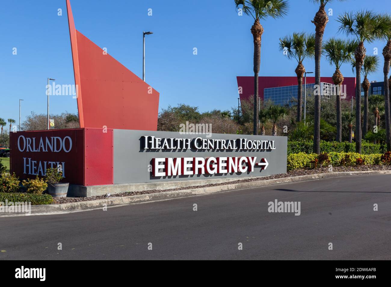 Health Central Hospital in Ocoee, Florida Stock Photo - Alamy