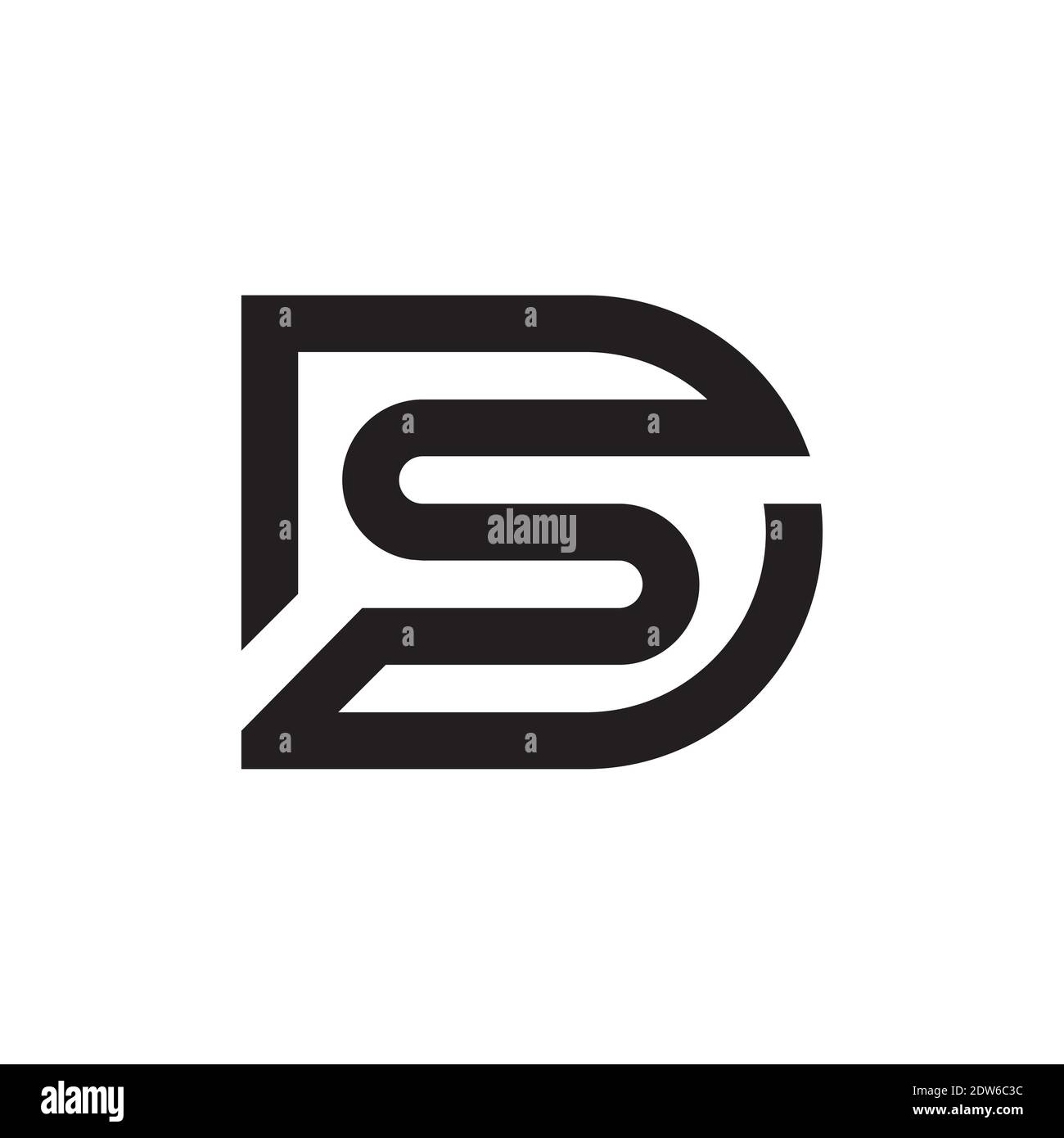 Initial letter ds logo or sd logo vector design template Stock Vector Image & Art - Alamy