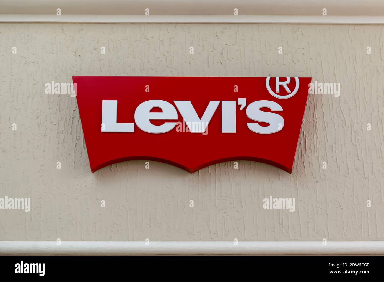 Levi's store sign in Orlando, Florida, USA Stock Photo - Alamy