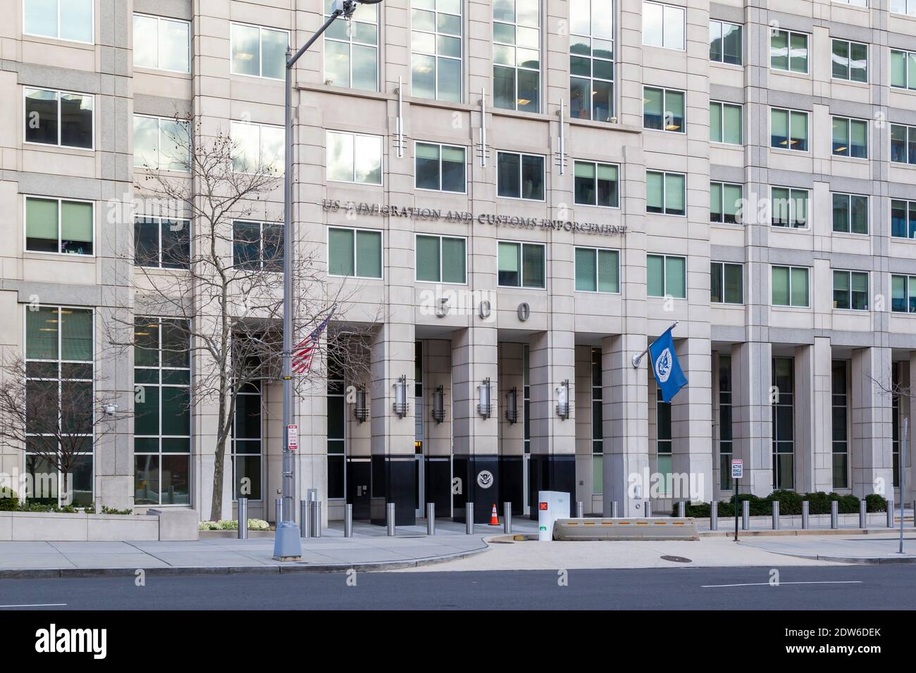 US Immigration and Customs Enforcement building in Washington, D.C. USA ...