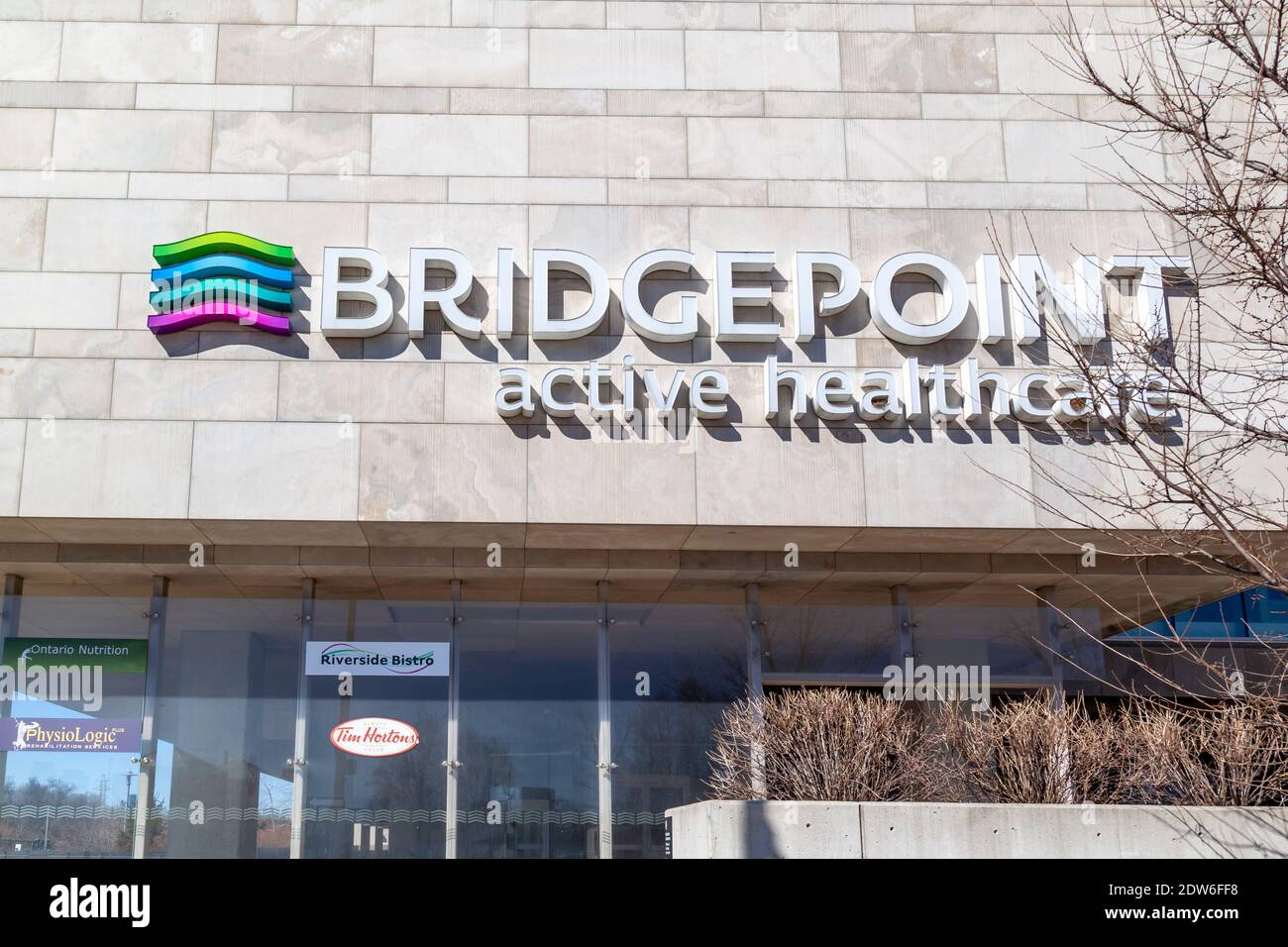 Sign of Bridgepoint Active Healthcare in Toronto, Canada Stock Photo ...