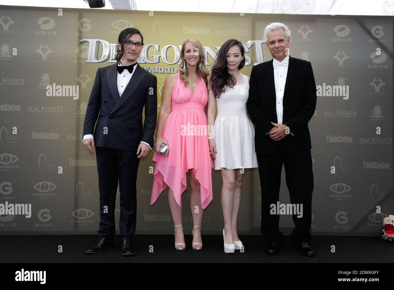 Yuefeng Song, Keely Hawkes, Jane Zhang and Bill Borden at the photocall ...