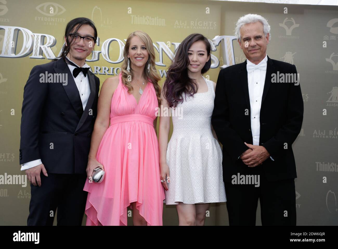 Yuefeng Song, Keely Hawkes, Jane Zhang and Bill Borden at the photocall ...