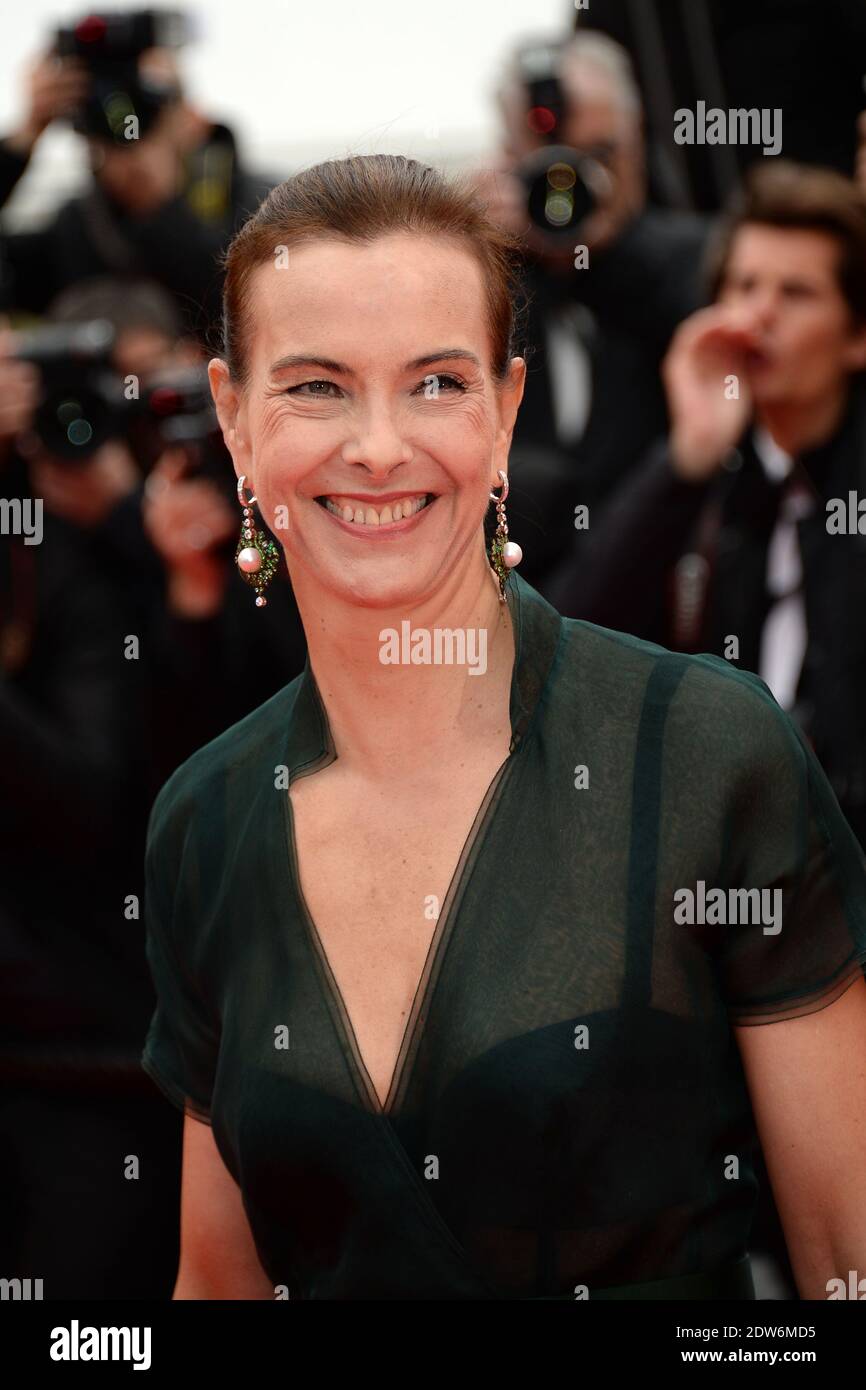 Carole Bouquet arriving at the Palais des Festivals for the screening ...