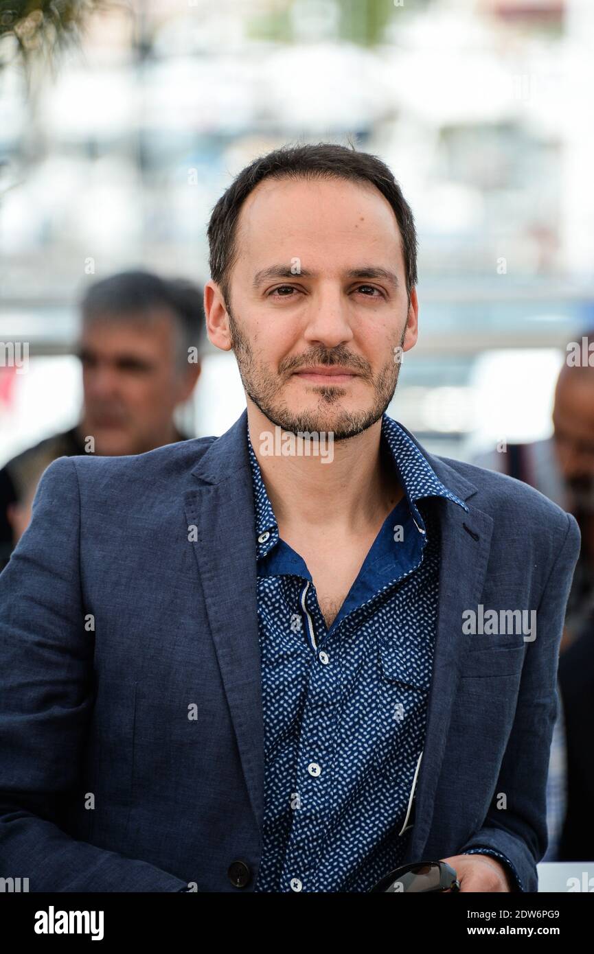 Fabrizio Rongione posing at the Palais Des Festivals for the photocall ...