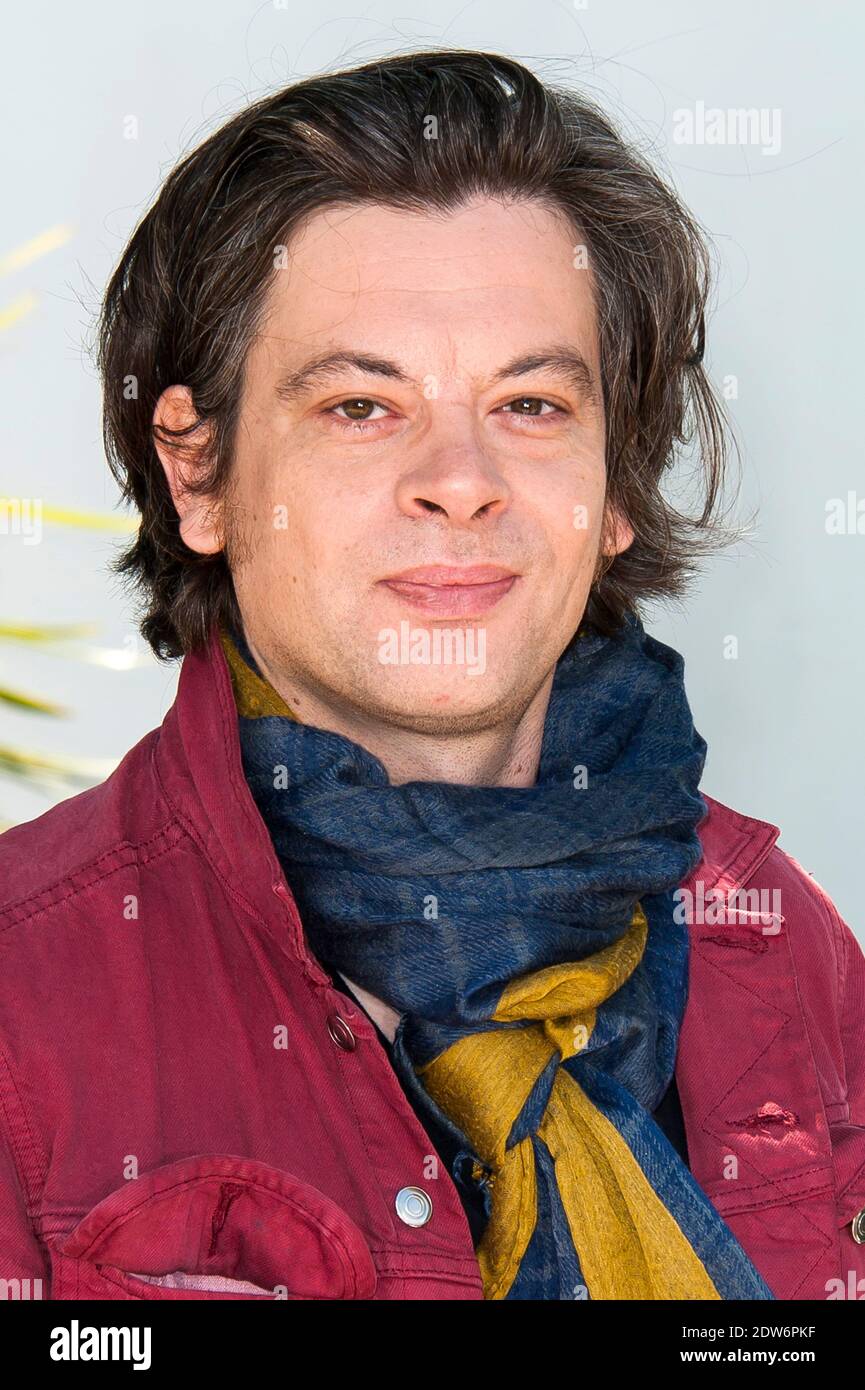 Benjamin Biolay poses at the photocall Jeunes Talents Adami held at the ...