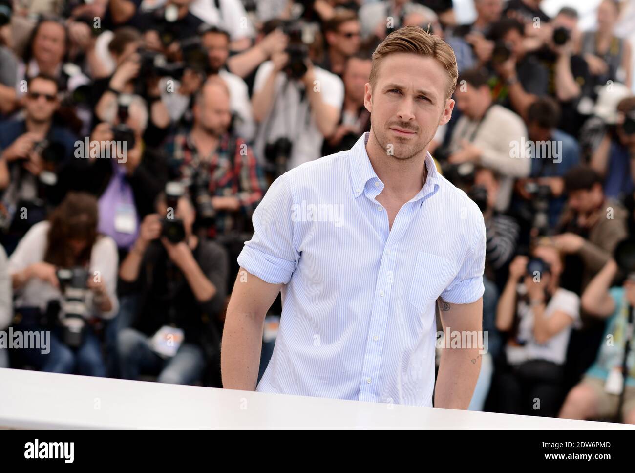 Ryan Gosling poses at the photocall for the film Lost River held at the ...