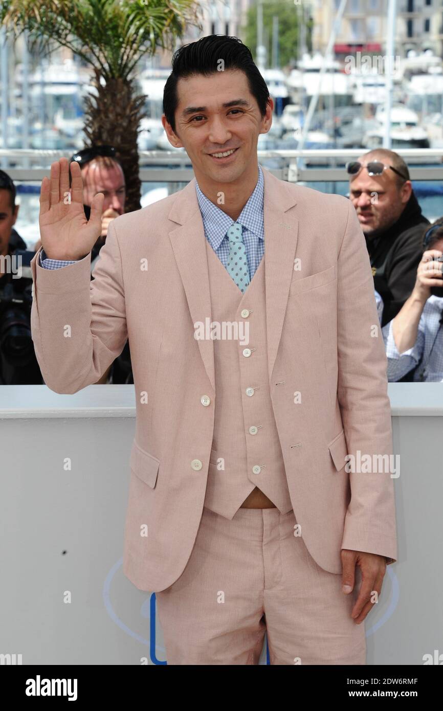 Jun Murakami posing at Still The Water (Futatsume No Mado) photocall ...