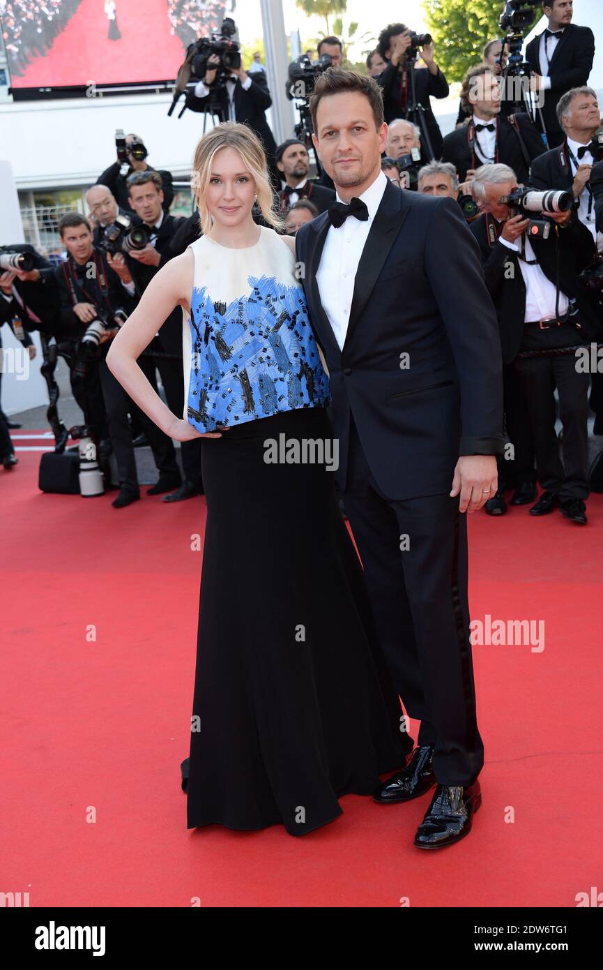 Josh Charles and his wife Sophie Flack arriving at the Palais des ...