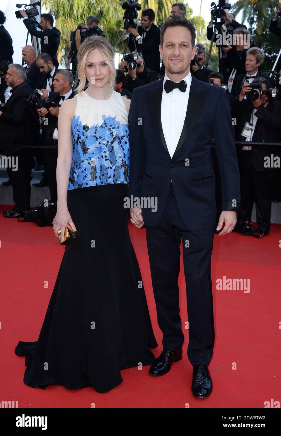 Josh Charles and his wife Sophie Flack arriving at the Palais des ...