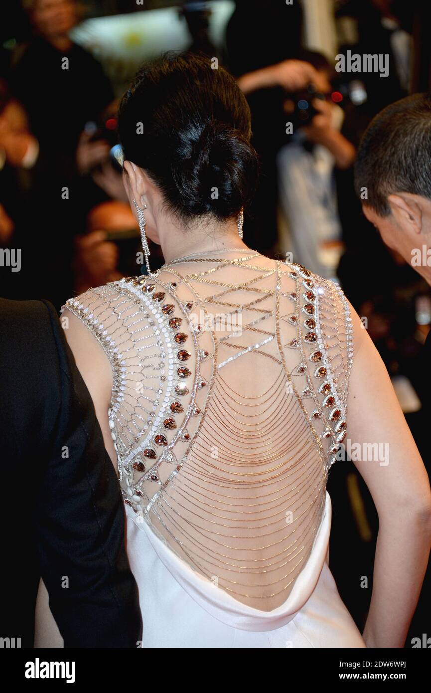 Gong Li arriving at the Palais des Festivals for the screening of the ...