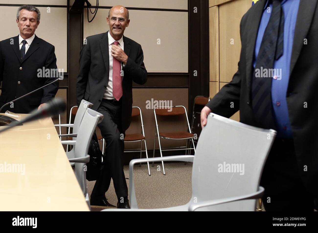 CEO of French engineering group Alstom Patrick Kron attends a hearing ...