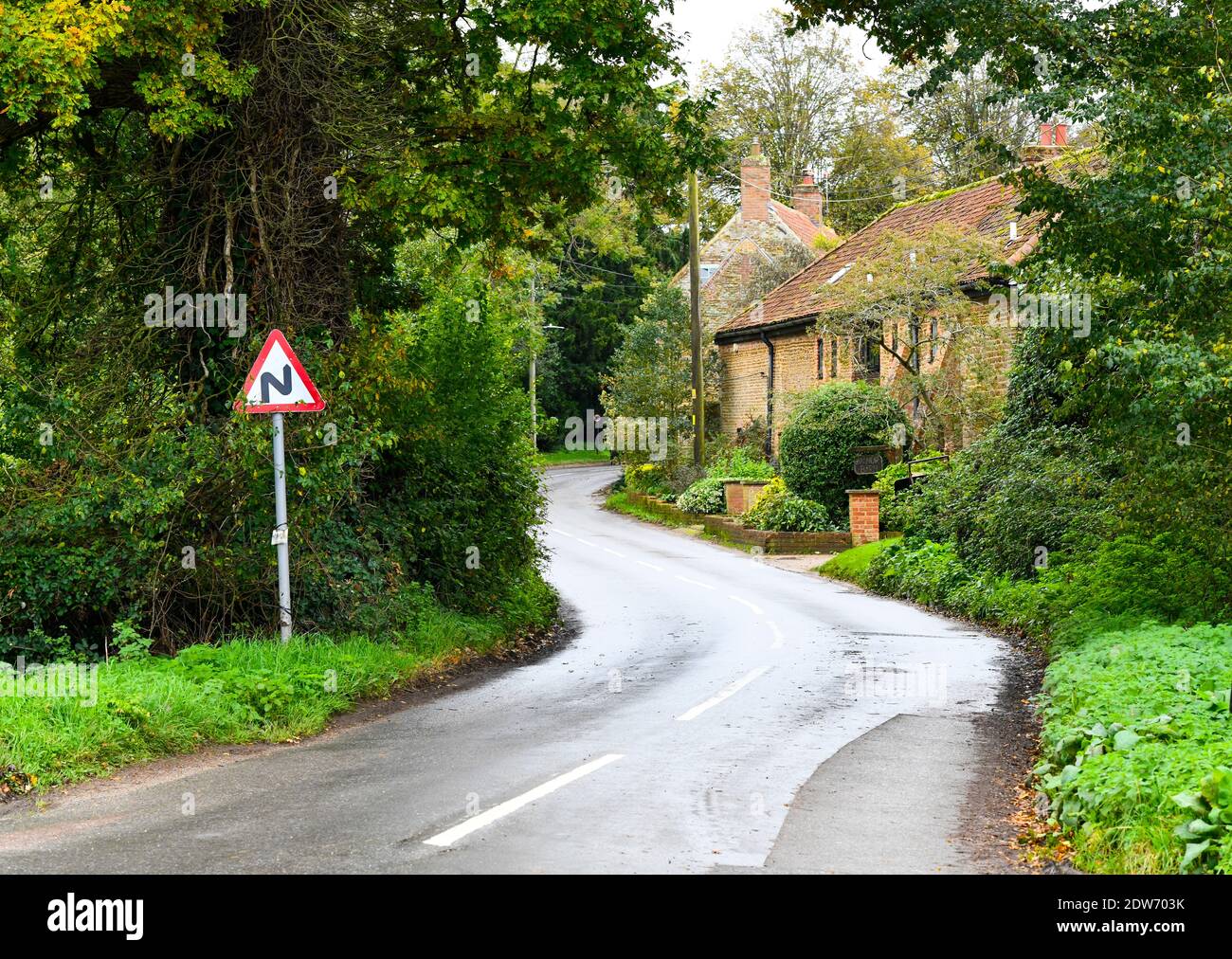 Bends ahead sign hi-res stock photography and images - Alamy