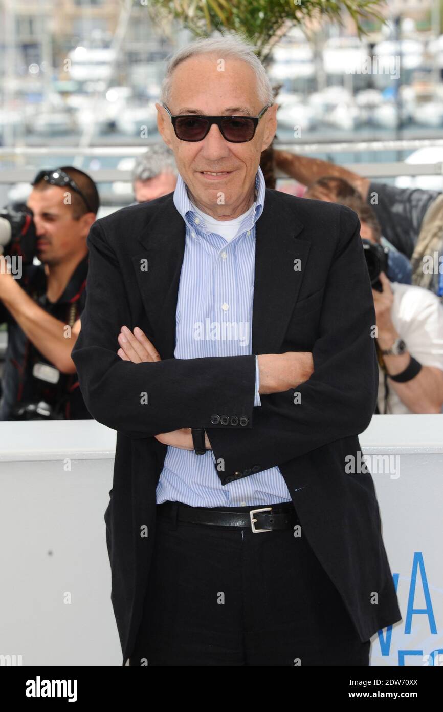 Andre Techine posing at the photocall for the film L’Homme Qu’on Aimait ...