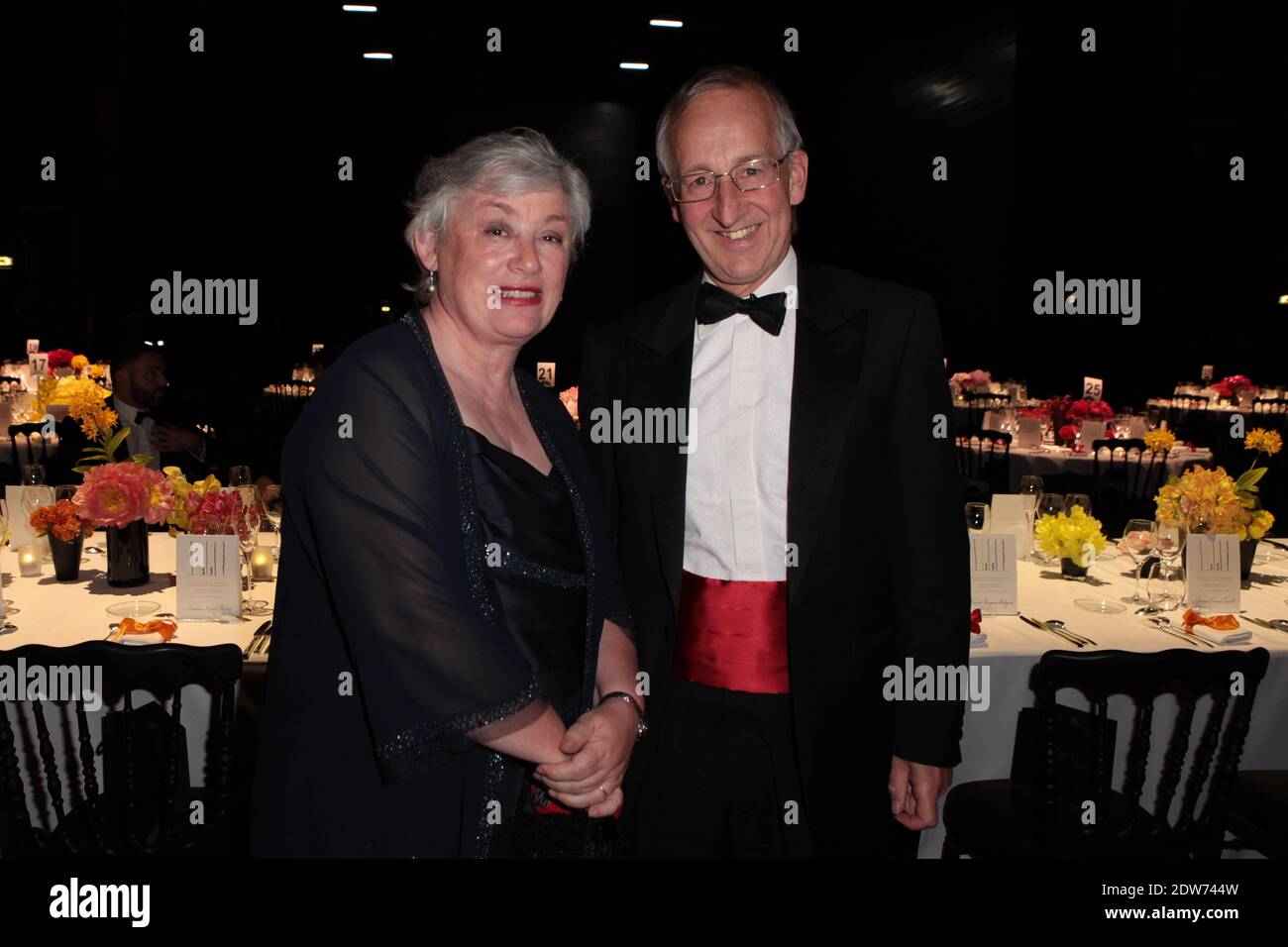 British Ambassador to France Sir Peter Ricketts and his wife attending ...