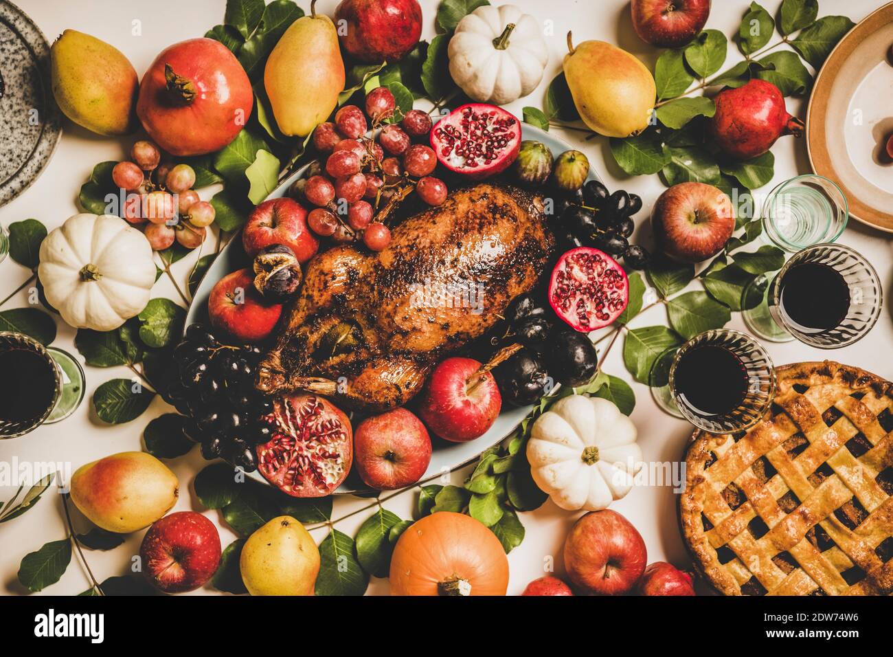 Autumn Thanksgiving, Friendsgiving, family party gathering celebration ...